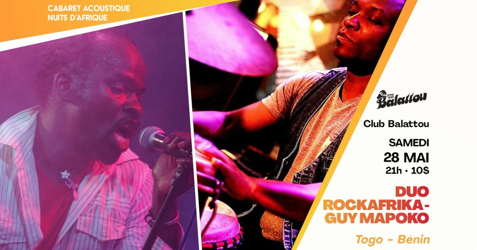Les cabarets acoustiques Nuits d'Afrique - Duo RockAfrika et Guy Mapoko ...