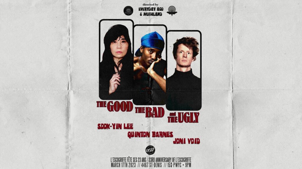 Sook-Yin Lee, Quinton Barnes et Joni Void - Le Canal Auditif